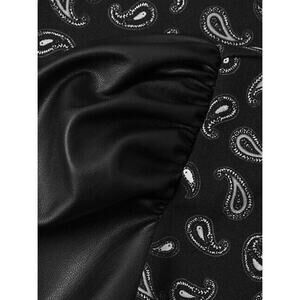 Michael Kors | Dresses | Michael Kors Women Black Jersey Paisley ...